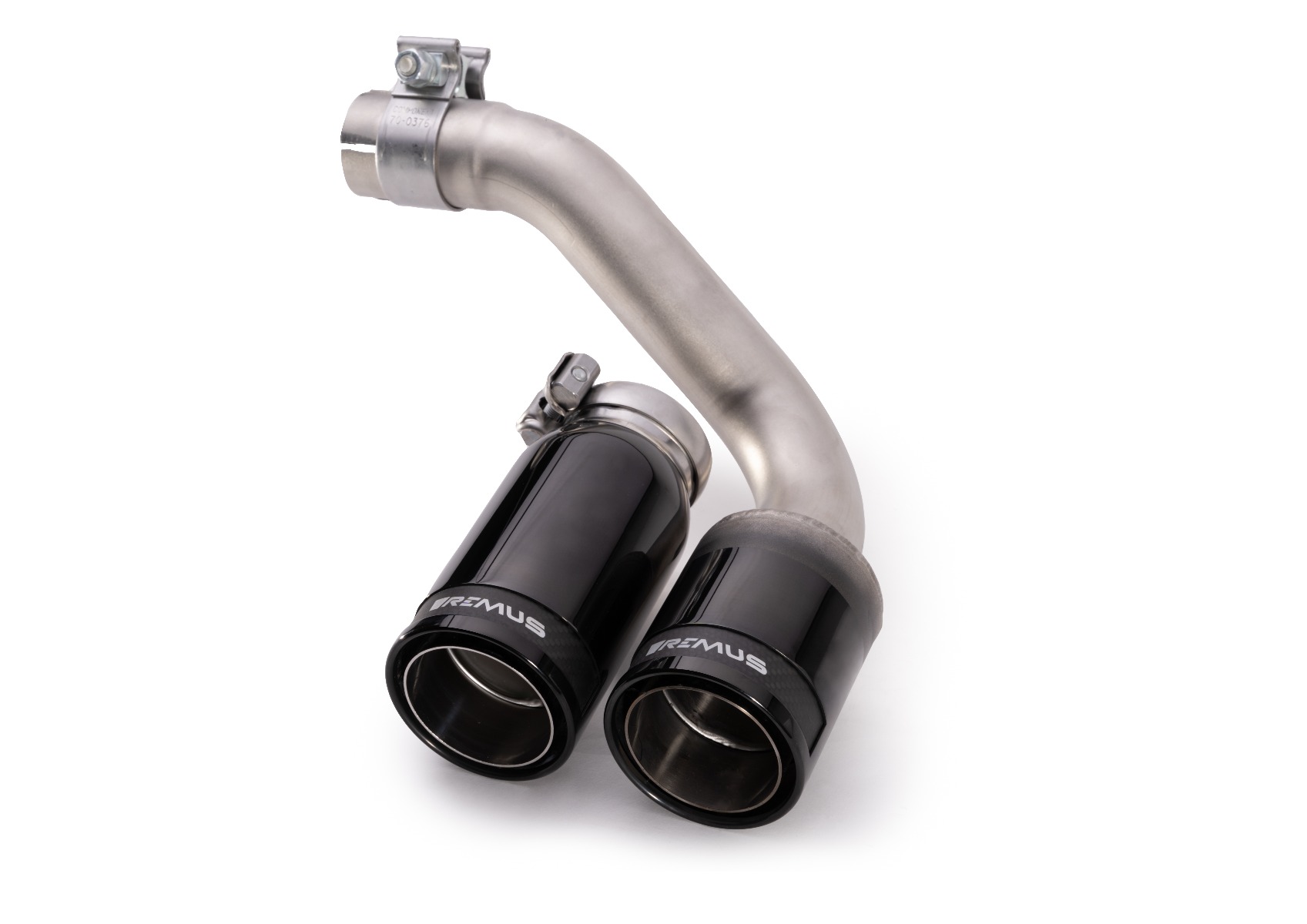 tail pipe set 2 tail pipes Ø 84 mm Street Race Black Chrome, with slip ...